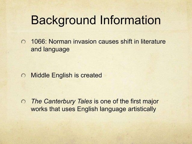 Intro to Canterbury Tales | PPTX