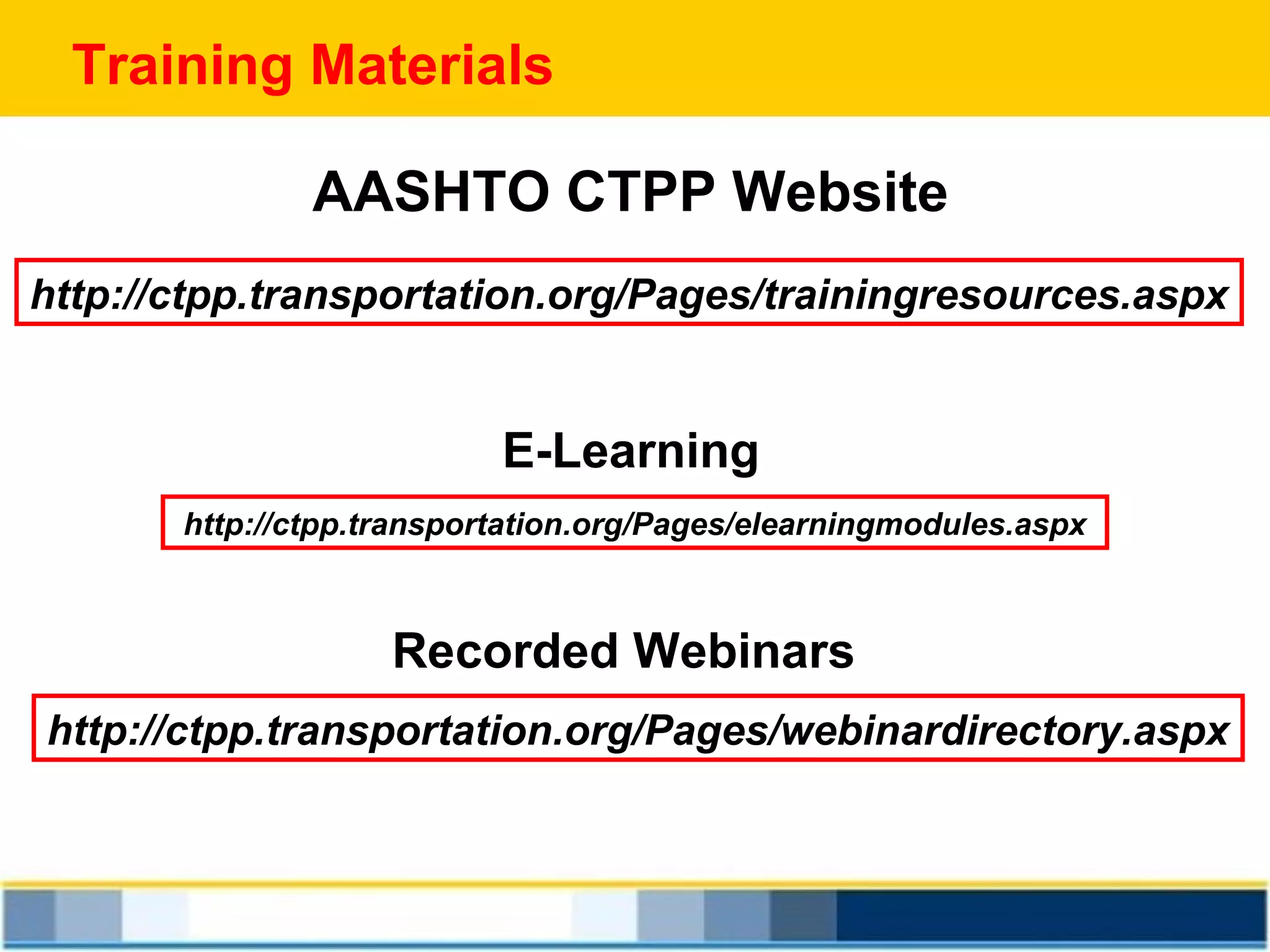 Census Transportation Planning Products Program | PPT