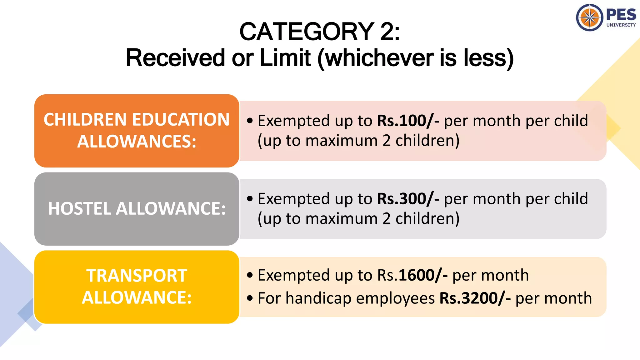 ALLOWANCES UNDER SALARY | PPTX