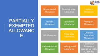 ALLOWANCES UNDER SALARY | PPTX