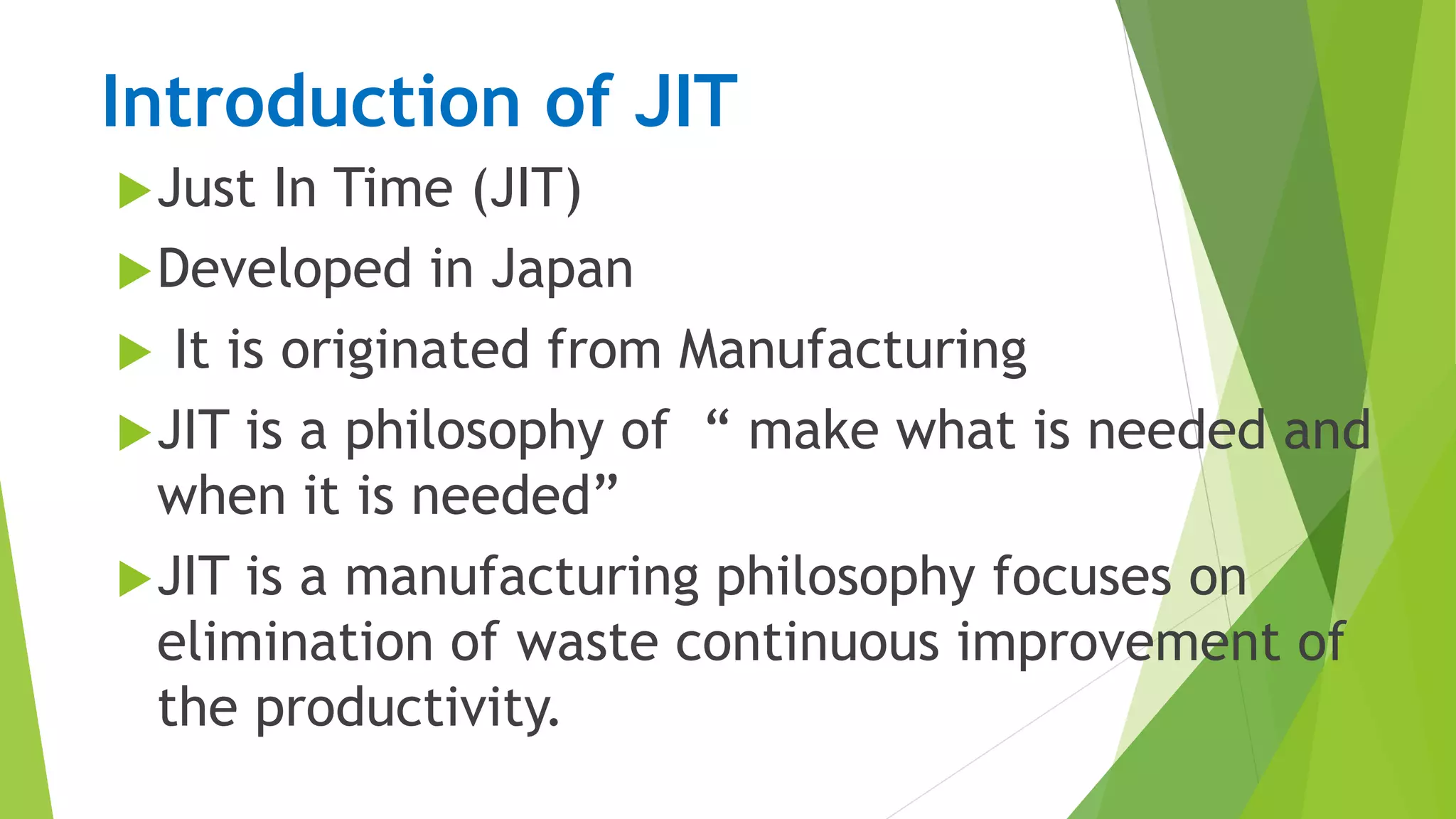 Just In Time Management with Precast Concrete Components. | PPTX