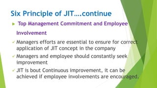 Just In Time Management with Precast Concrete Components. | PPTX