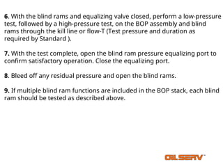 CT Pressure test procedure oil field.ppt