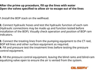 CT Pressure test procedure oil field.ppt