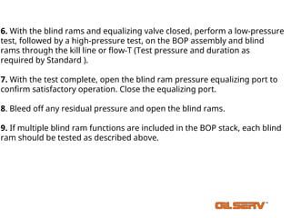 CT Pressure test procedure oil field.ppt