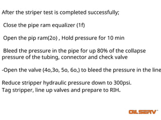 CT Pressure test procedure oil field.ppt