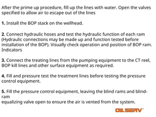 CT Pressure test procedure oil field.ppt