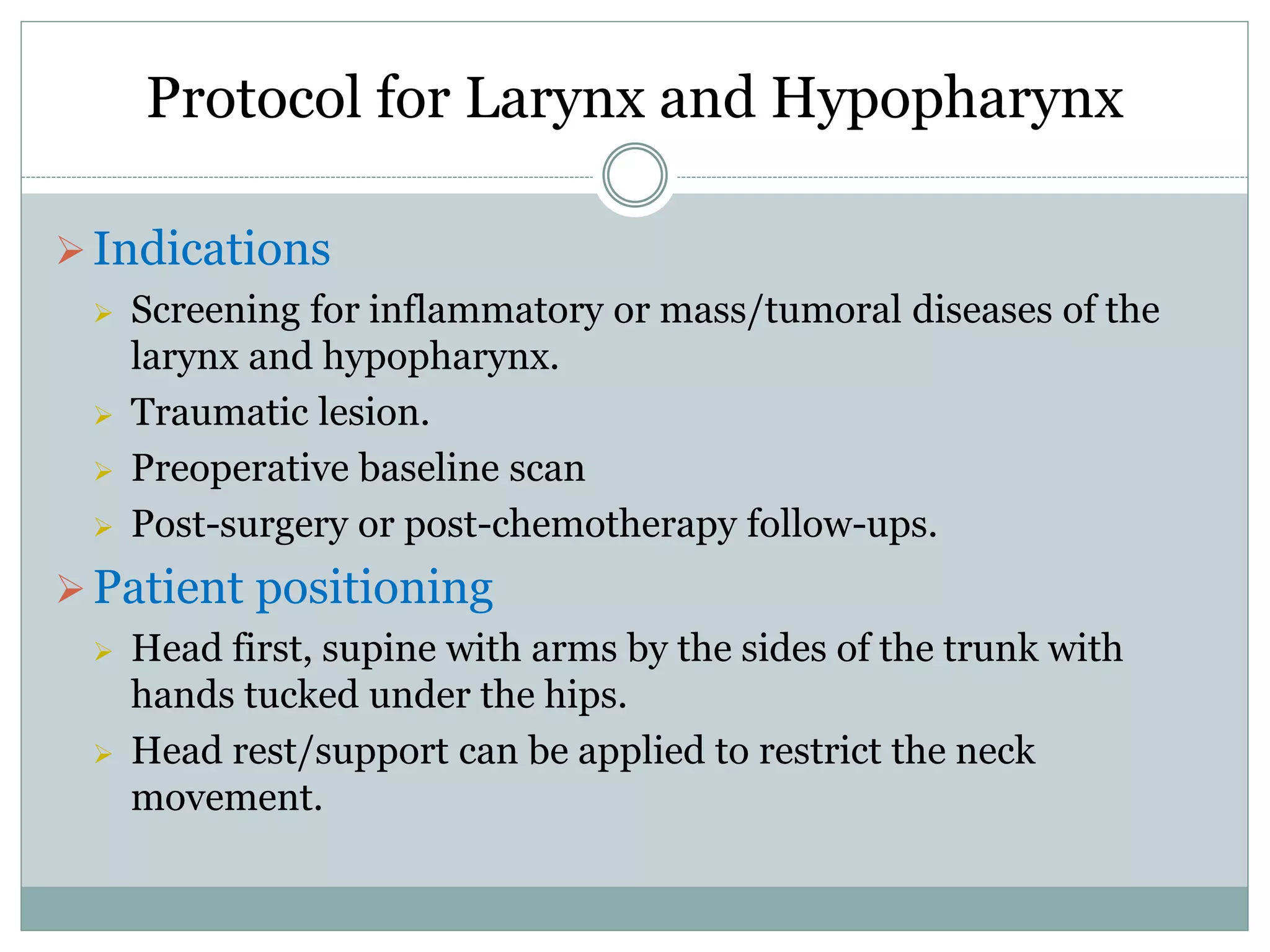 CT procedure of neck | PPTX