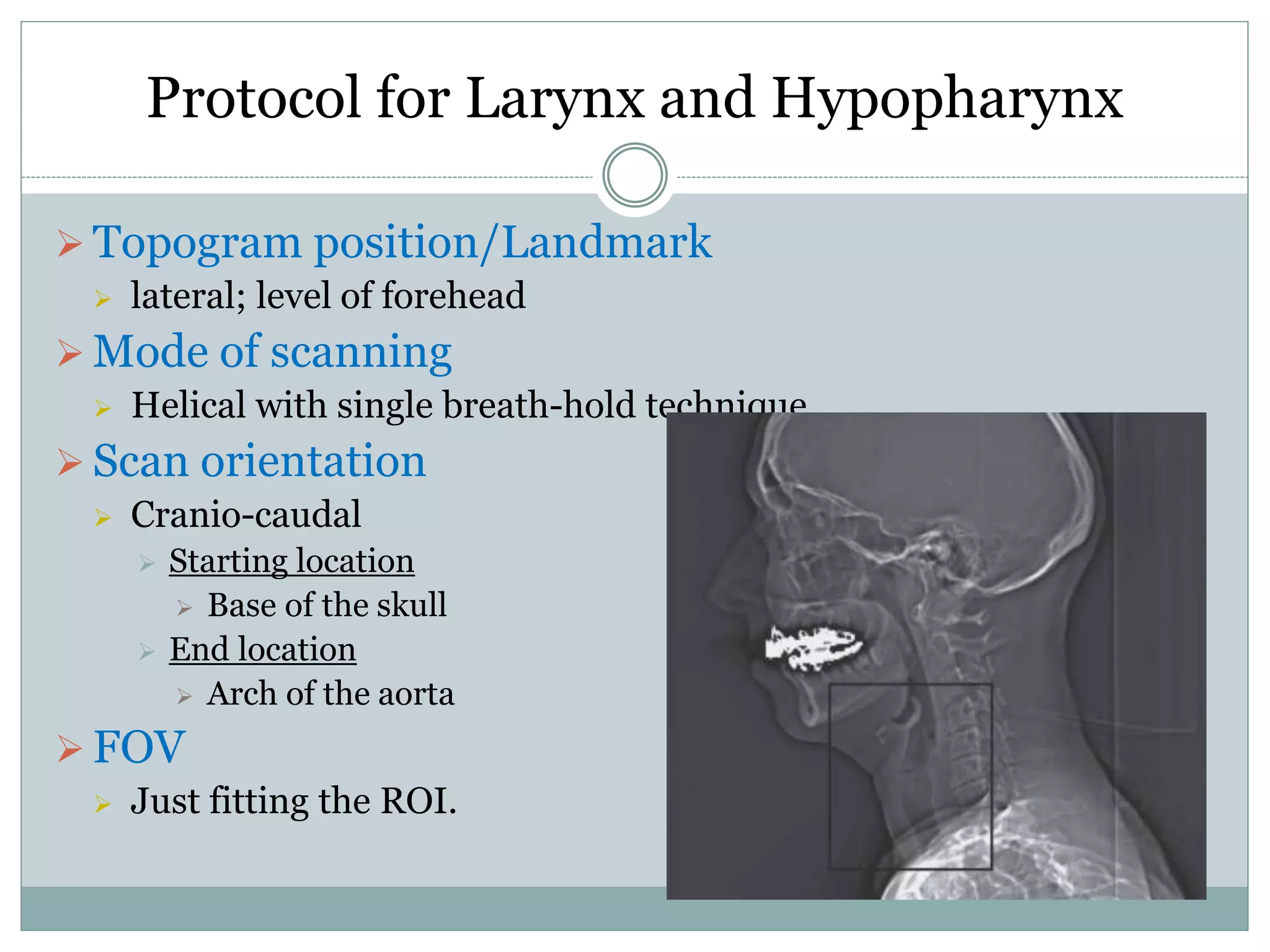 CT procedure of neck | PPTX
