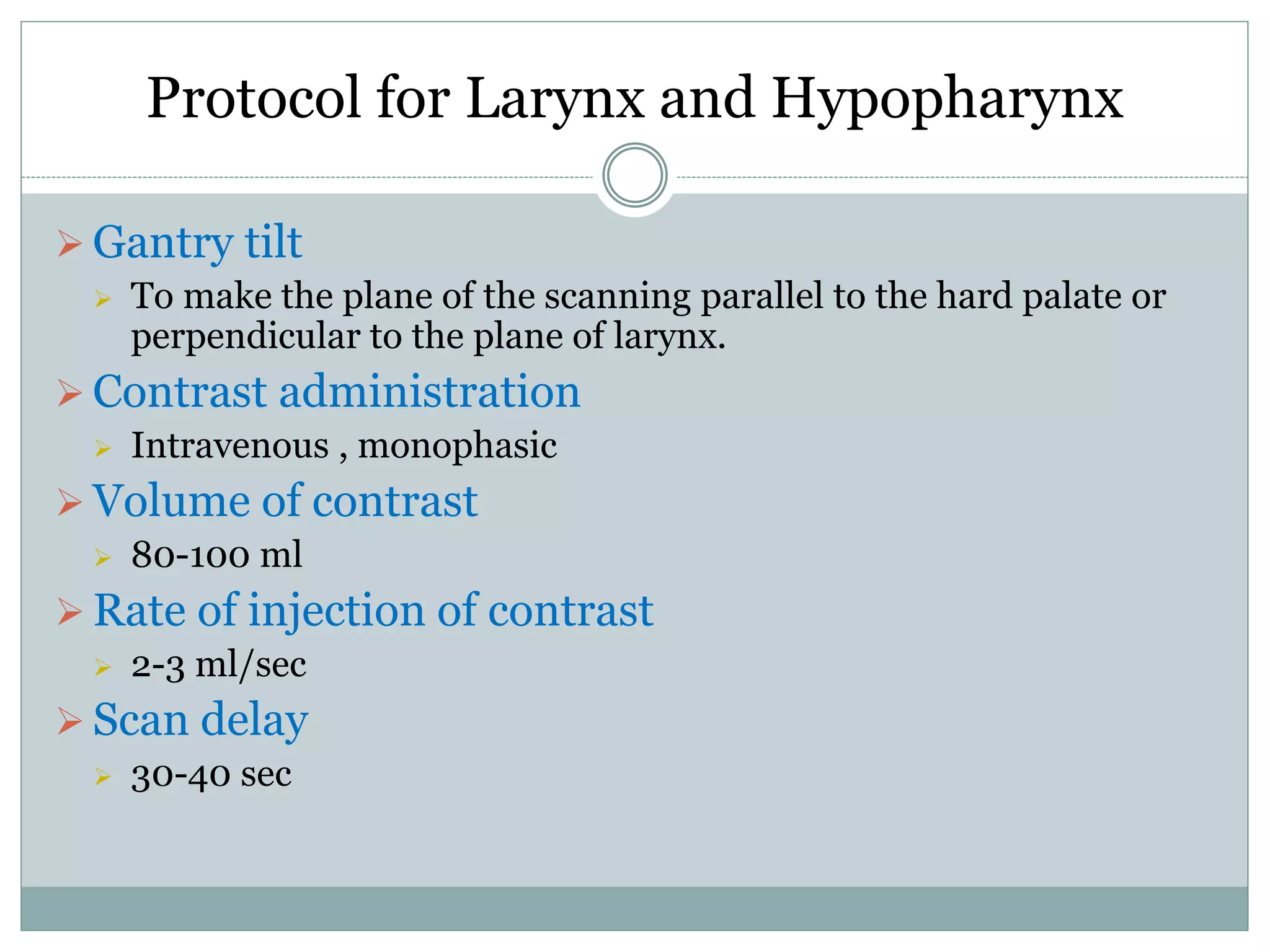 CT procedure of neck | PPTX