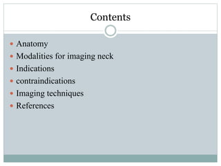 CT procedure of neck | PPTX