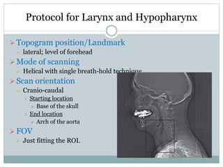CT procedure of neck | PPTX