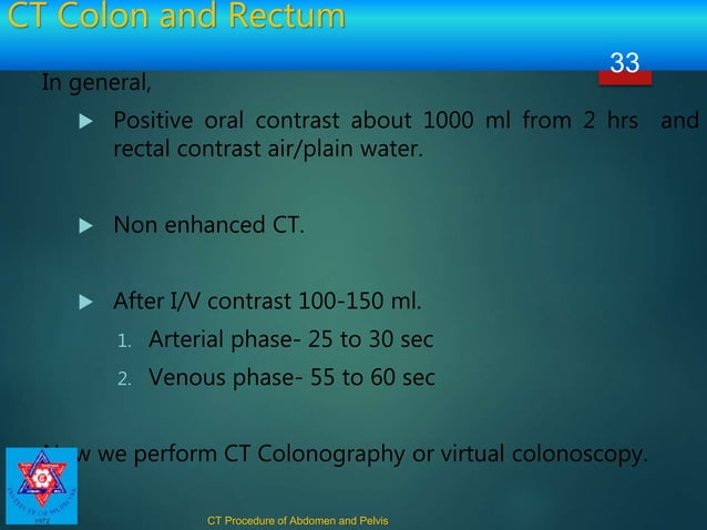 CT Procedure OF Abdomen & Pelvis | PPTX | Digestive Disorders ...