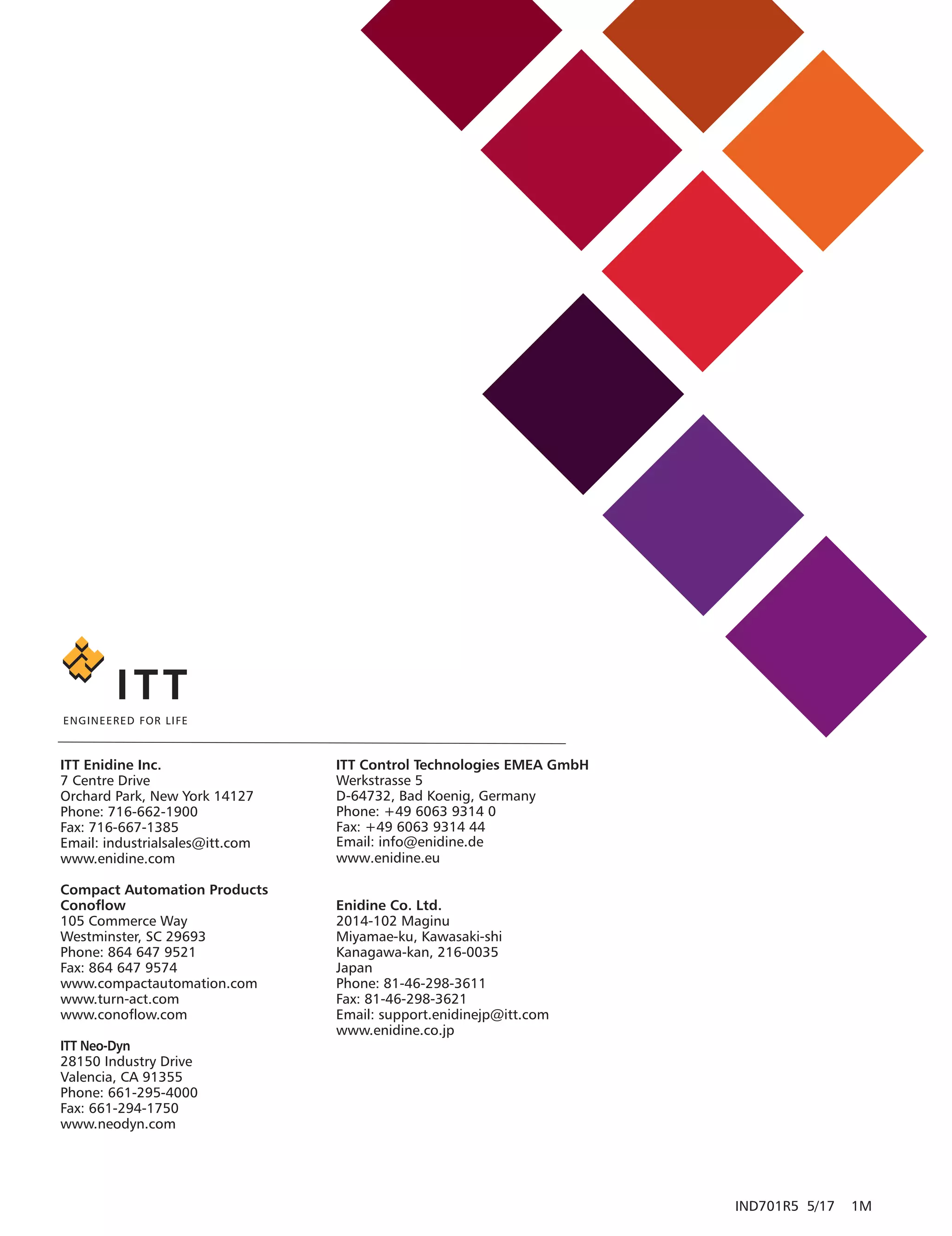 ITT Enidine Inc | PDF