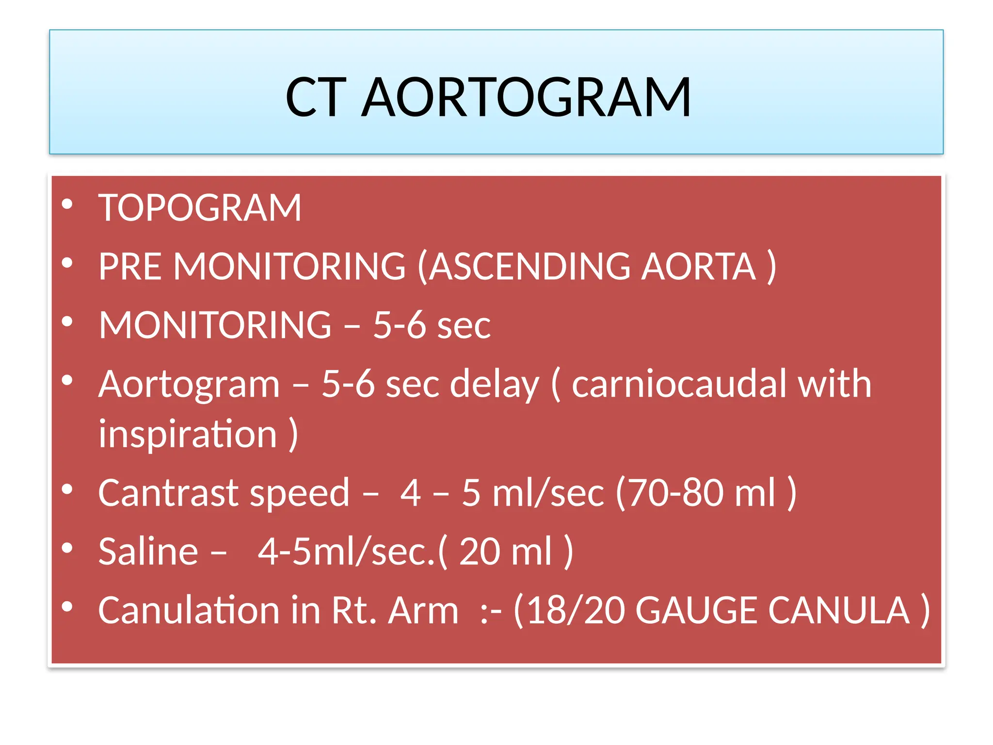 CT PROTOCOL like head angio , neck Angiography , body other part ...