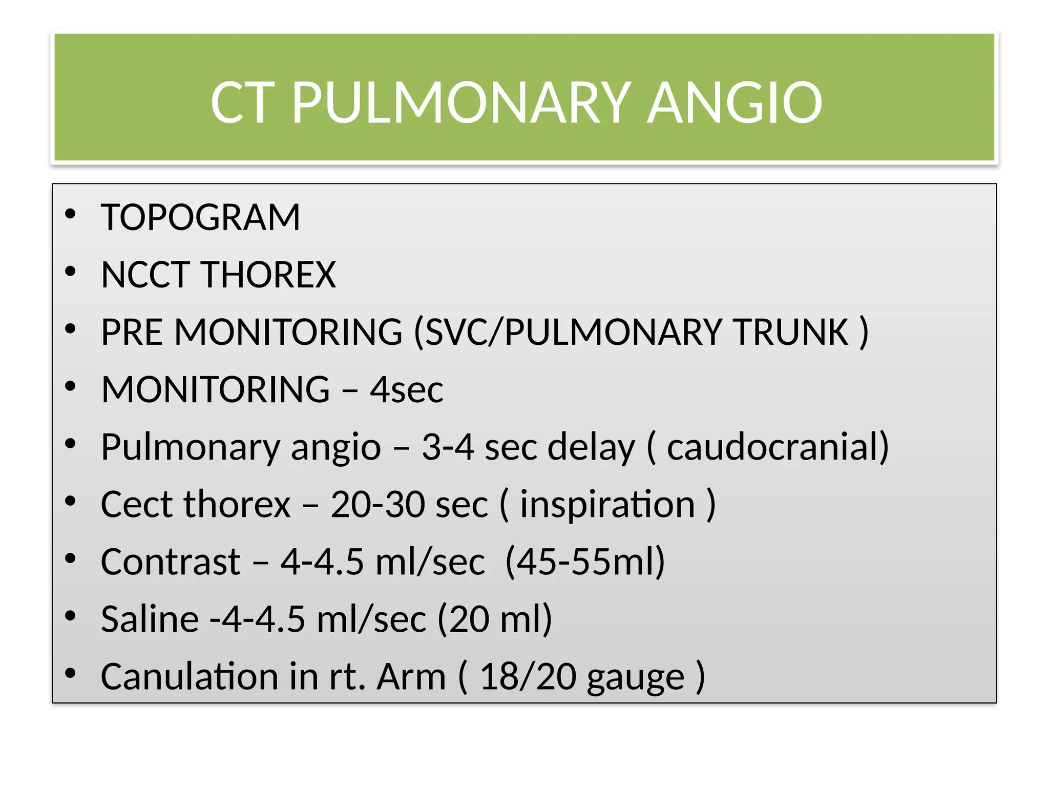 CT PROTOCOL like head angio , neck Angiography , body other part ...