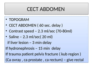 CT PROTOCOL like head angio , neck Angiography , body other part ...