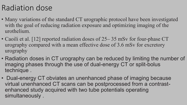 Ct protocol for ivu | PPTX