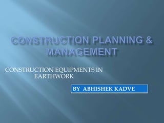 CONSTRUCTION PLANNING & MANAGEMENT (CPM) PPT | PPT