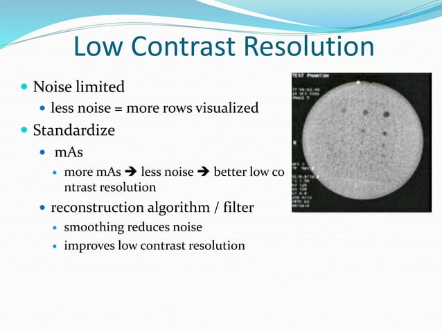 Ct quality control | PPTX | Medical Tests | Medical Health