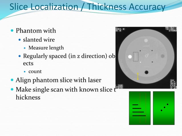 Ct quality control | PPTX | Medical Tests | Medical Health