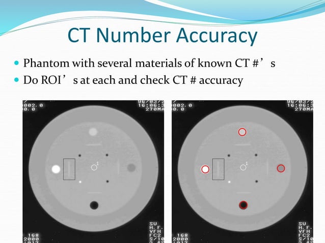Ct quality control | PPTX | Medical Tests | Medical Health