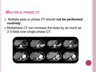 CT RADIATION DOSE REDUCTION | PPTX