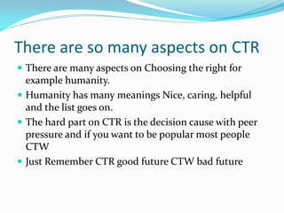 Choose The Right | PDF