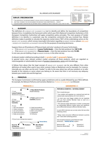Antitrust IiaN - RELEVANT MARKET (EN) | PDF
