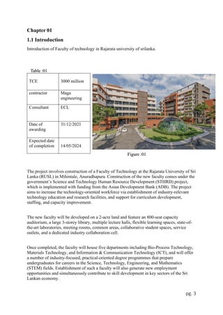 field visit report at faculty of technology in rajarata university of ...