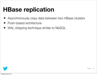 HBase Replication | PDF