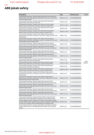 ABB Contactor Price List | PDF