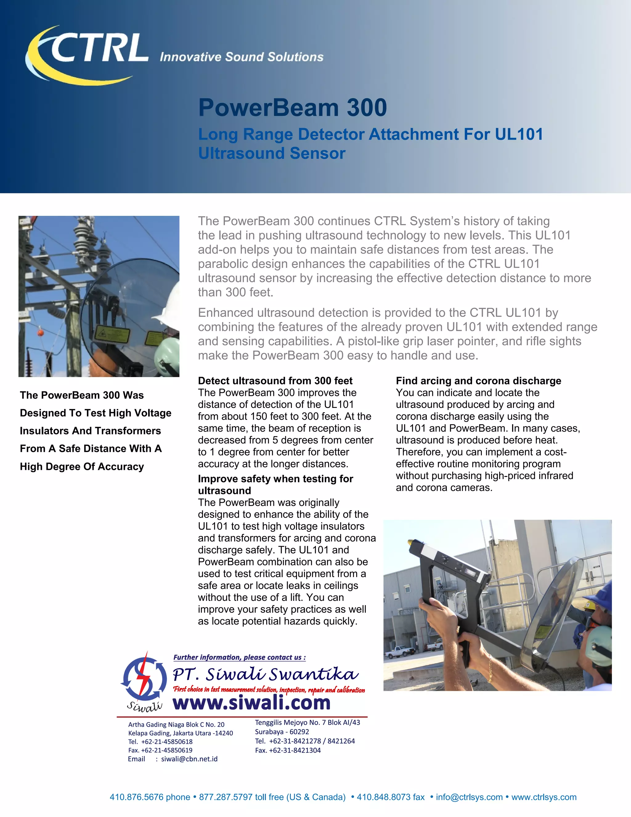 Datasheet PowerBeam 300 | PDF