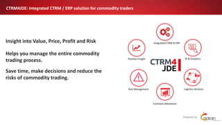 Commodity Trading & Risk Management for JD Edwards ERP | PPT