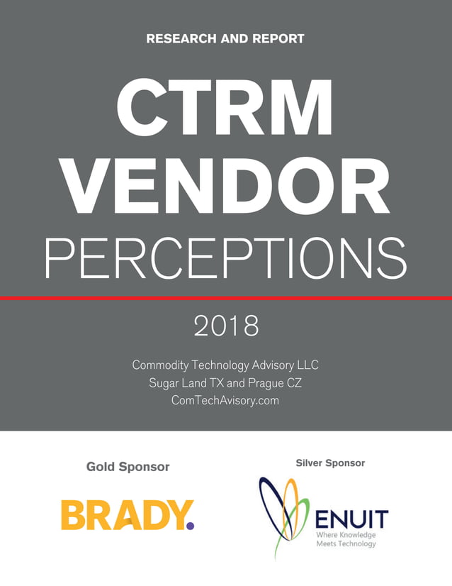 CTRM Vendor Perceptions 2018 | PDF