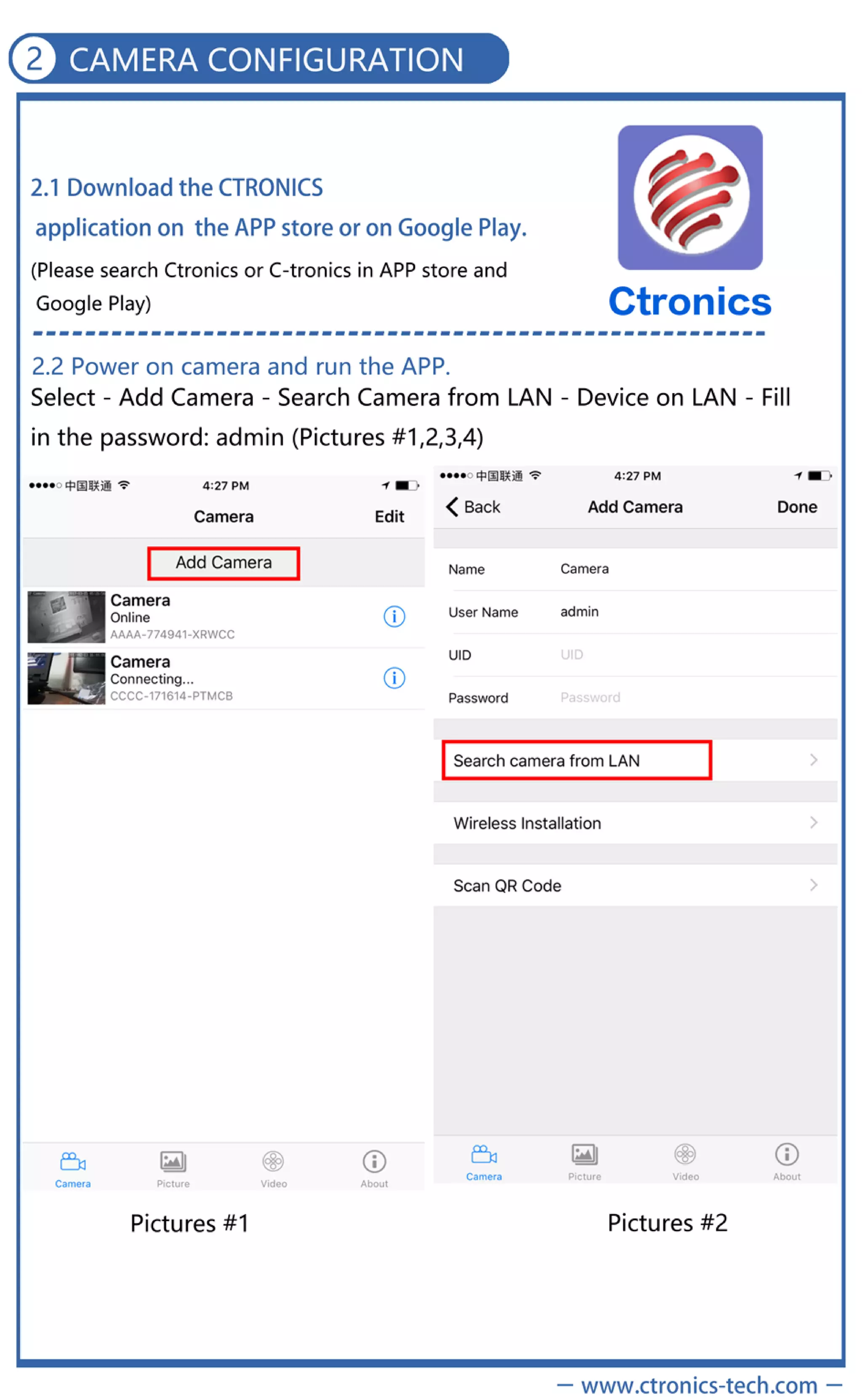 Ctronics wifi-cameras-user-manual(en) | PDF