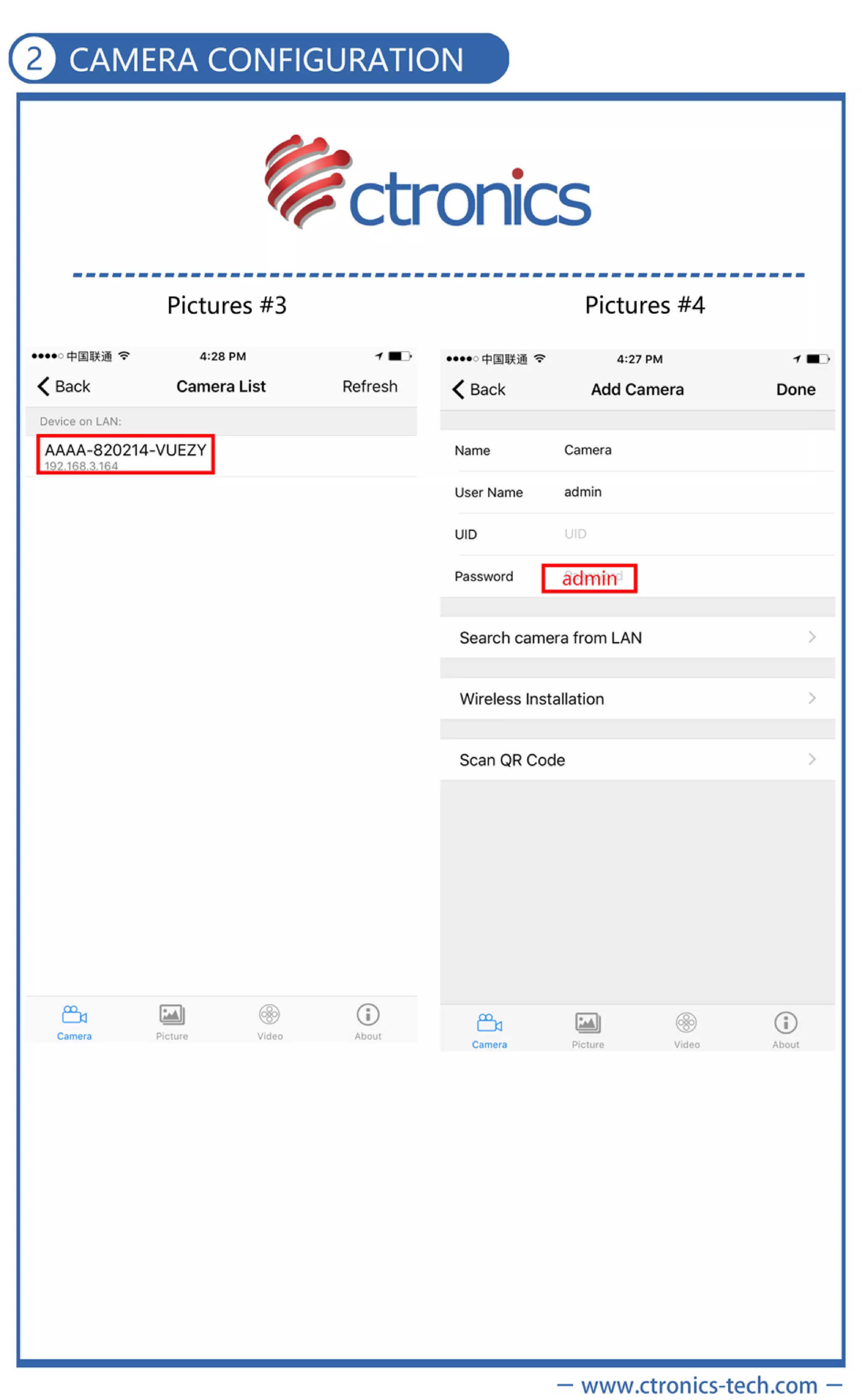 Ctronics wifi-cameras-user-manual(en) | PDF