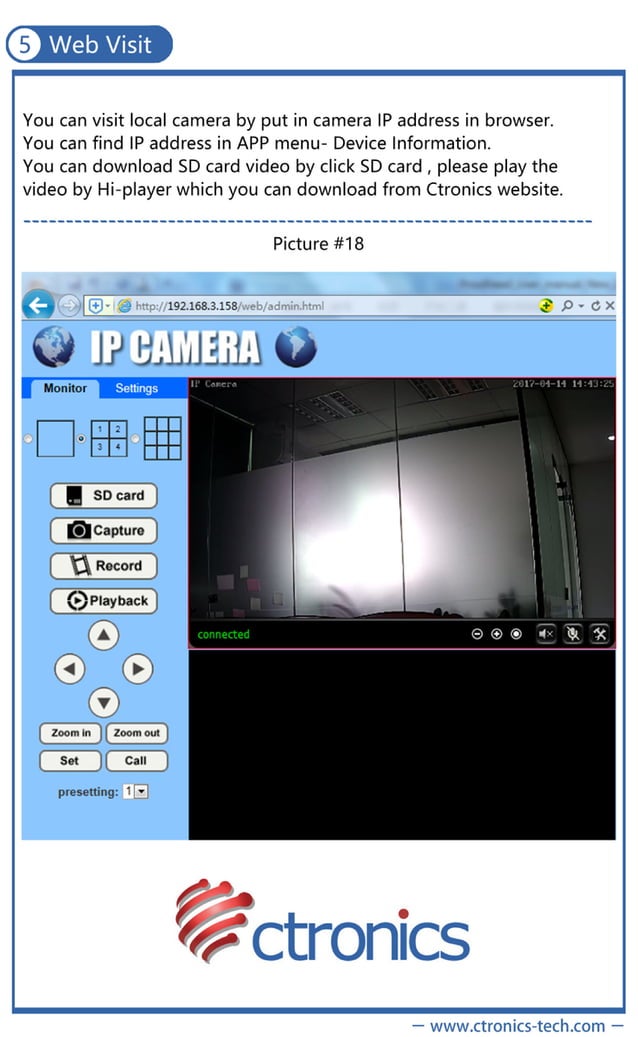 Ctronics wifi-cameras-user-manual(en) | PDF