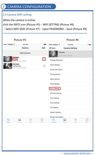 Ctronics wifi-cameras-user-manual(en) | PDF