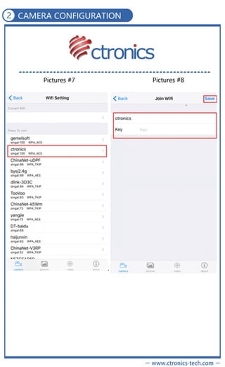 Ctronics wifi-cameras-user-manual(en) | PDF