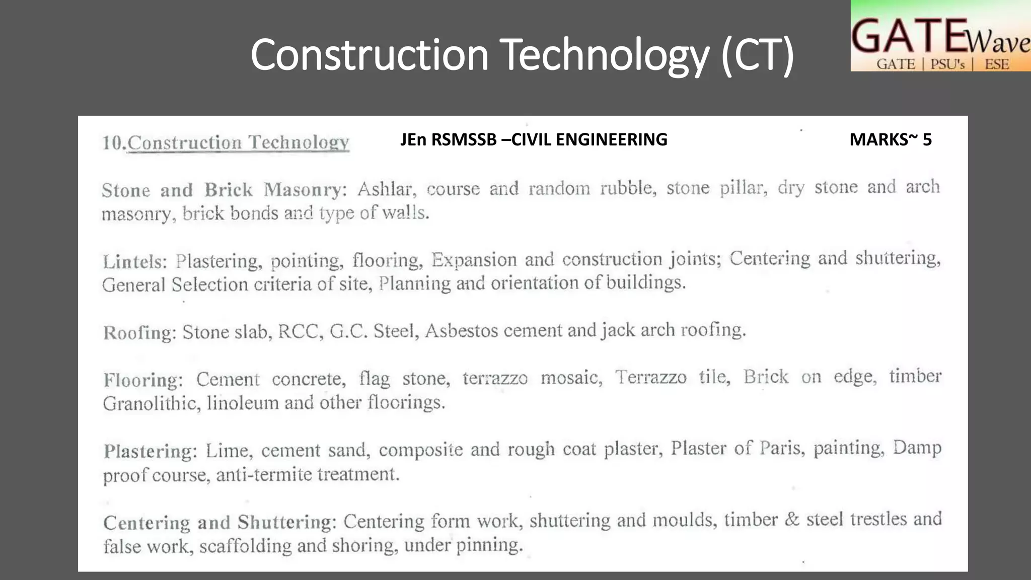 Construction Technology Roofing | PPTX