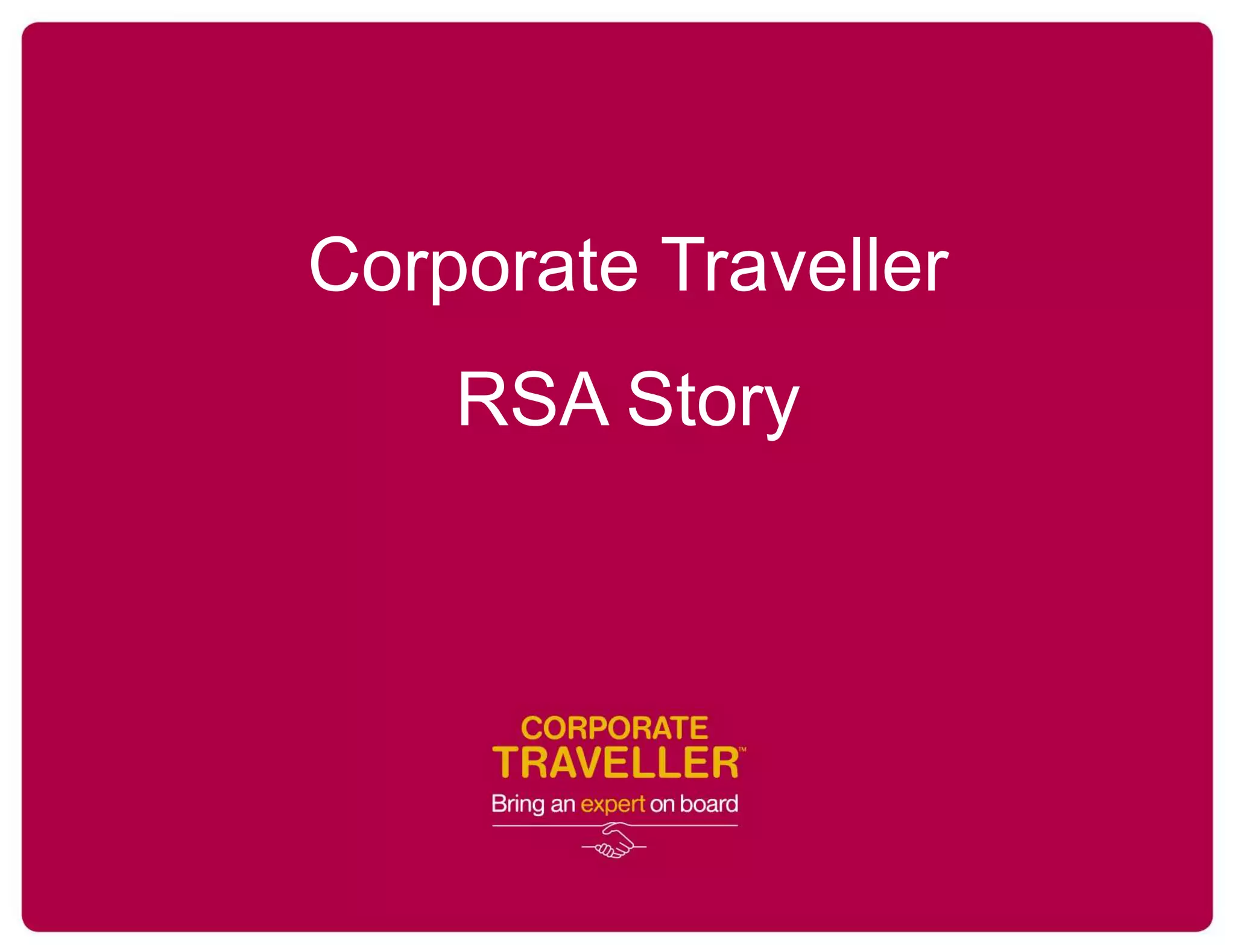 Corporate_Traveller_RSA | PPTX | Business Travel | Travel Type