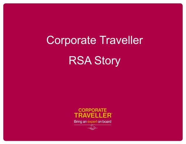 Corporate_Traveller_RSA | PPTX | Business Travel | Travel Type