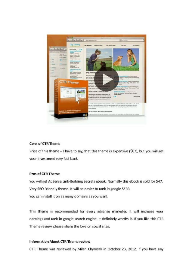 Ctr Theme Comments | PDF