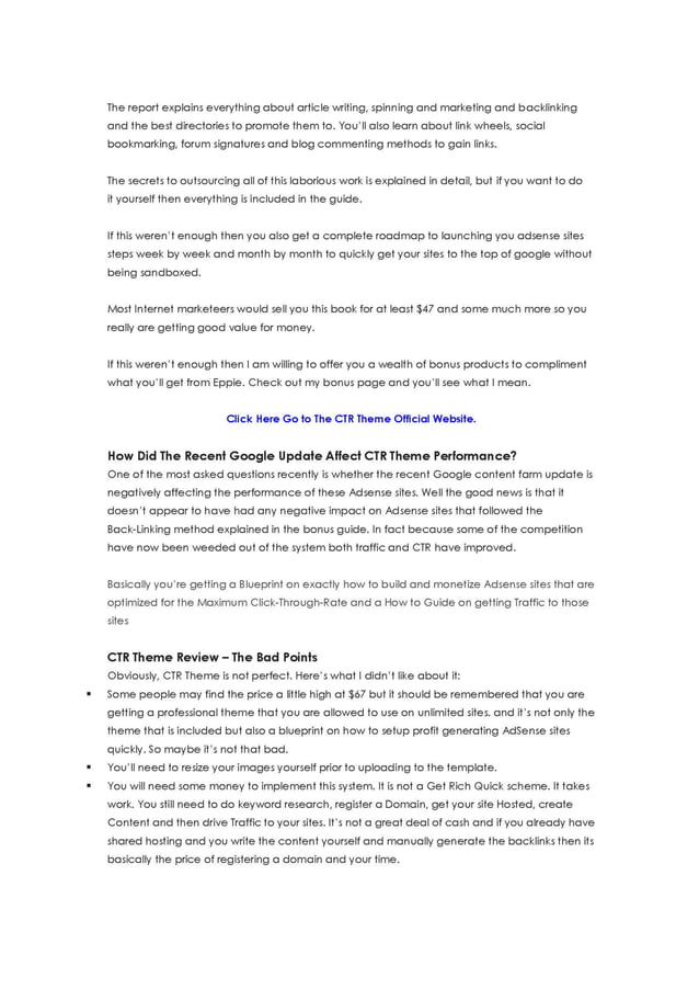 Ctr Theme Layouts | PDF