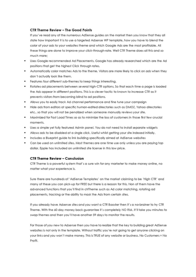 Ctr Theme License | PDF