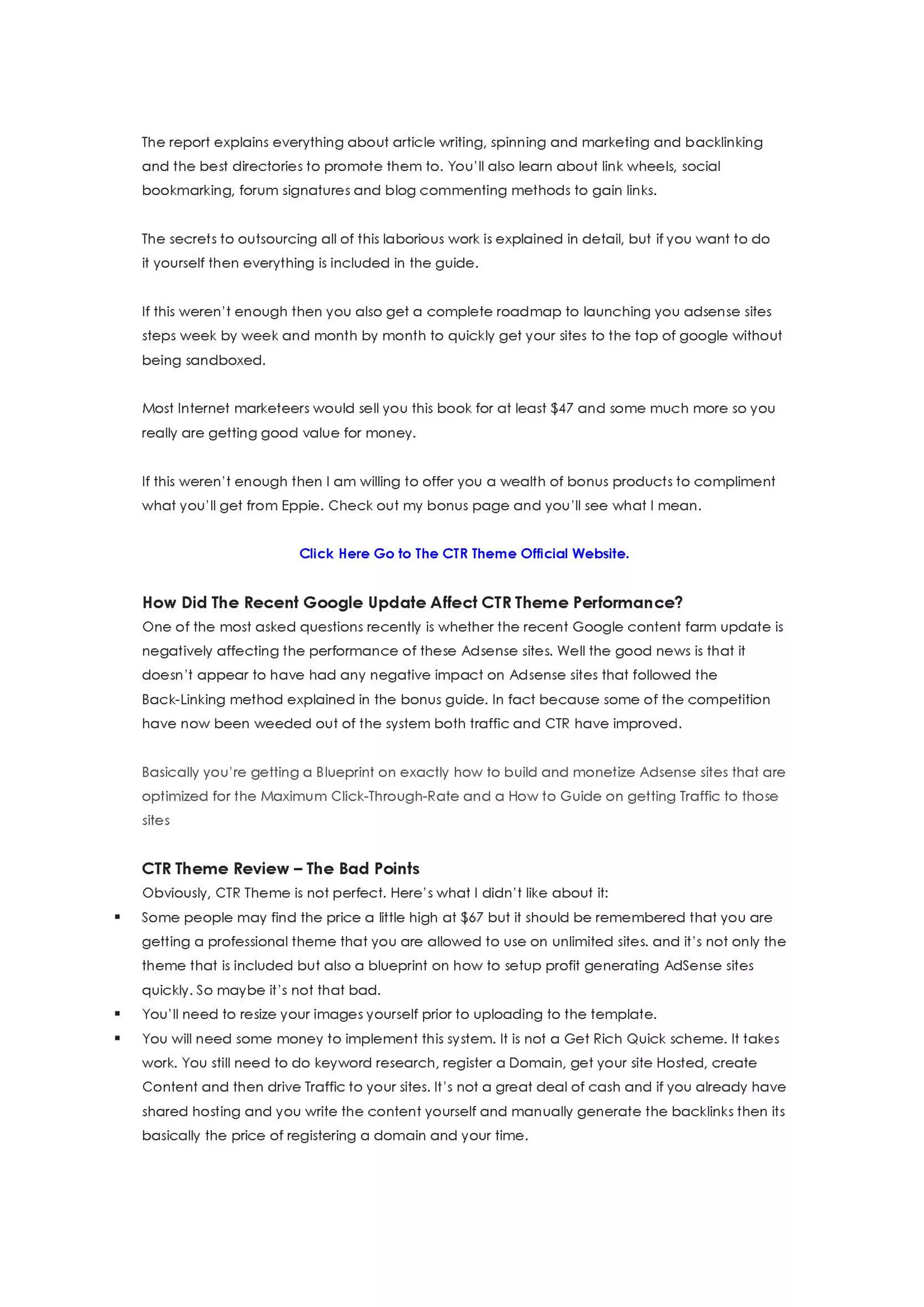 Ctr Theme Update | PDF