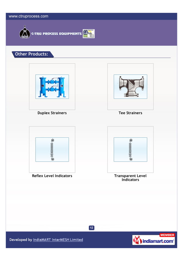 C-Tru Process Equipments, Mumbai , Flow Indicator | PDF