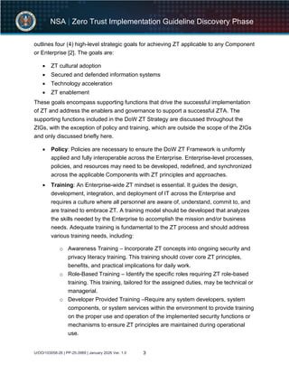 Zero Trust Implementation Guideline Discovery Phase | PDF