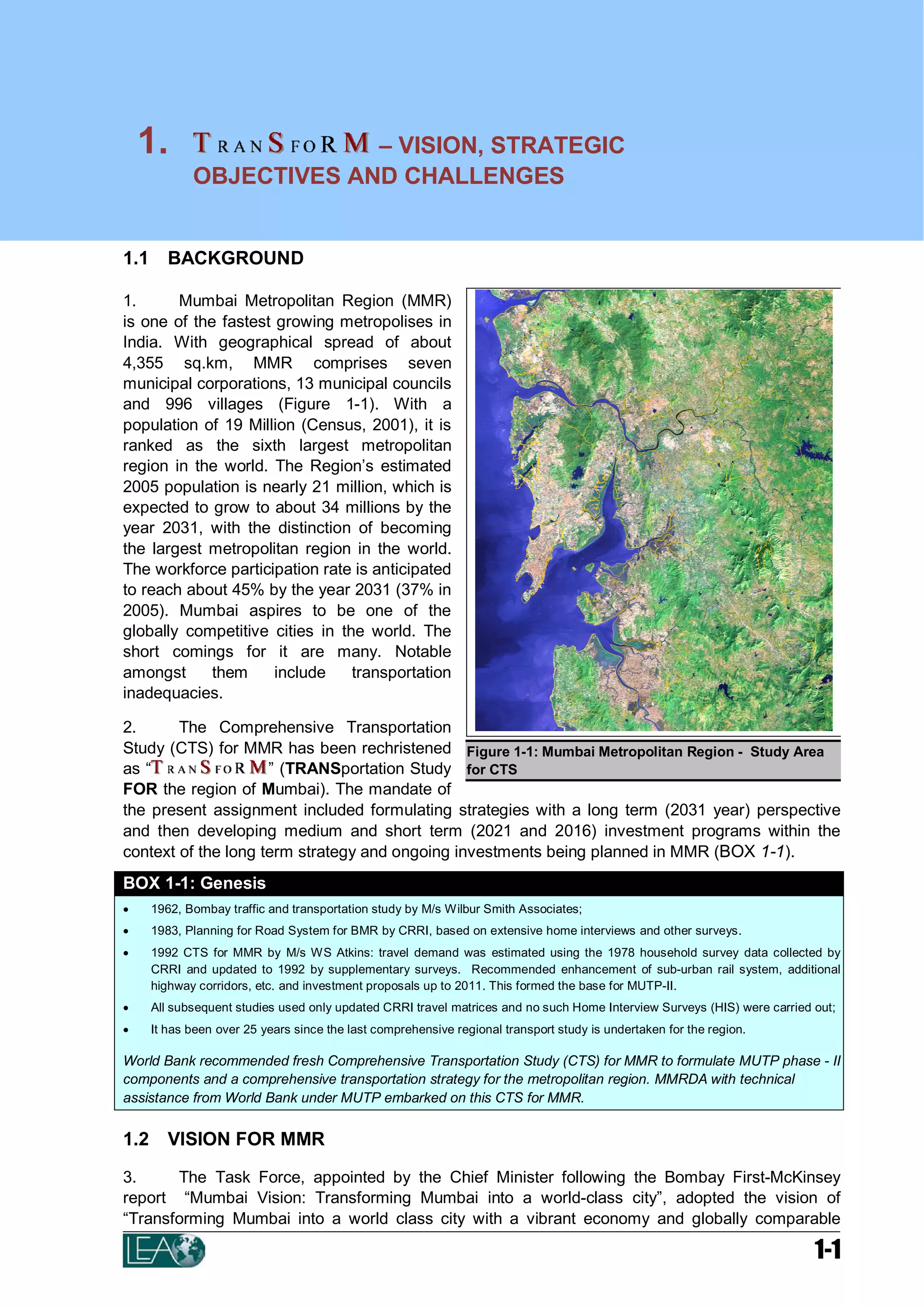 Comprehensive Transportation Study | PDF